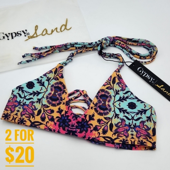 Gypsy 05 | Swim | 22 Gypsy 05 Venice Fit Laced Bralette Bikini Top ...